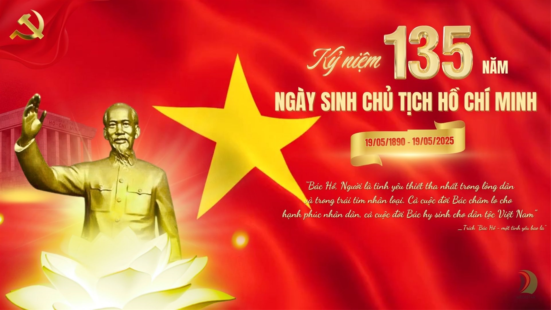 Medistar Việt Nam mừng kỷ niệm 135 năm ngày sinh Chủ tịch Hồ Chí Minh vĩ đại